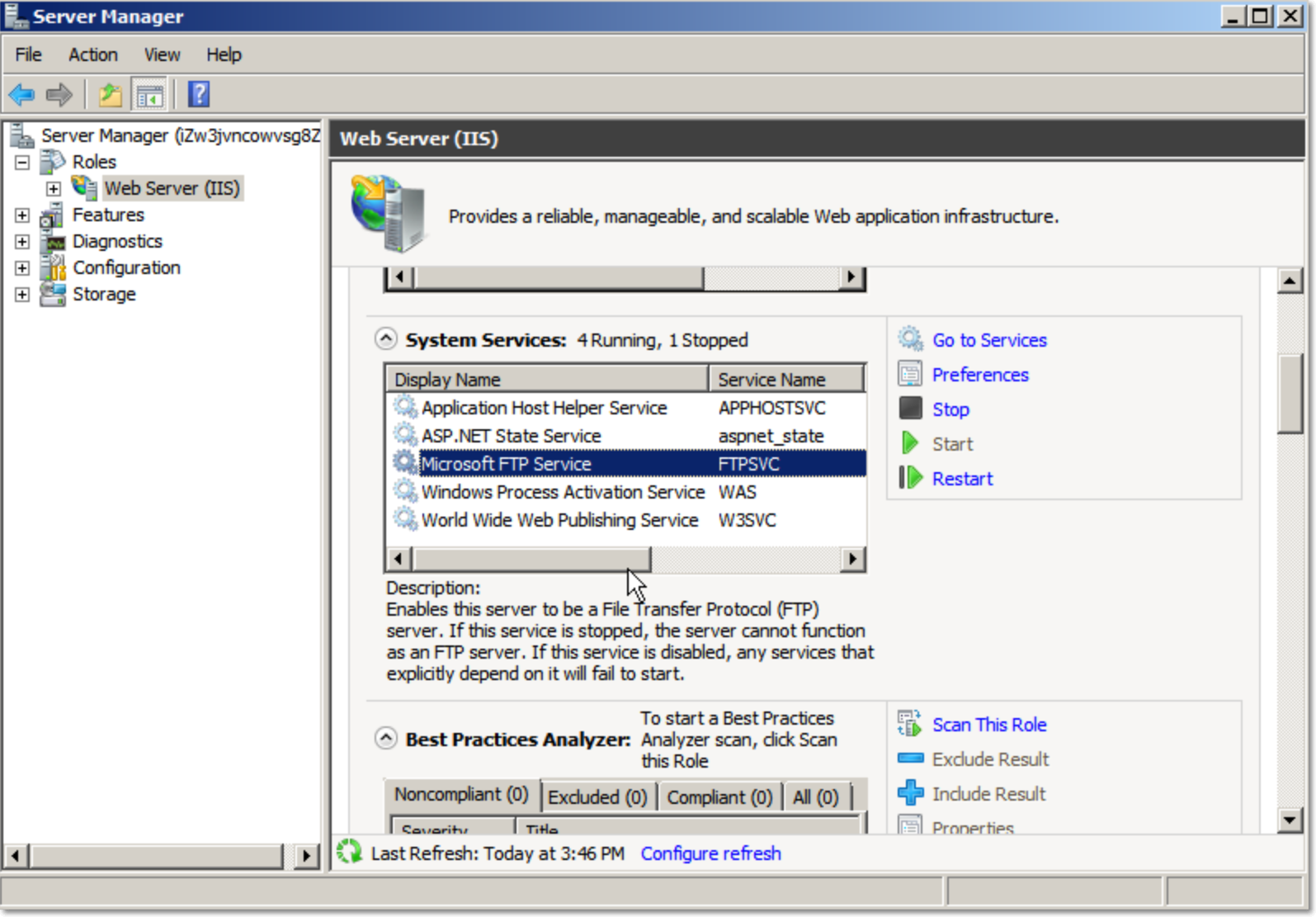 Windows IIS と NAS を使用した Web サービスと FTP サービスの提供 - - Alibaba Cloud ドキュメントセンター