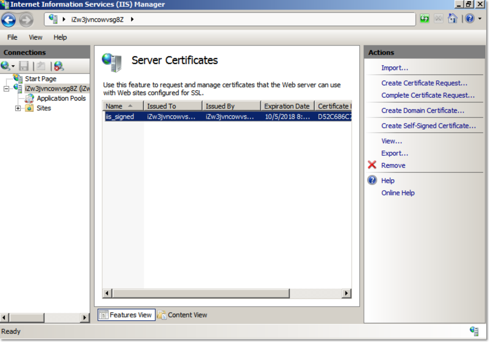 Windows IIS と NAS を使用した Web サービスと FTP サービスの提供 - - Alibaba Cloud ドキュメントセンター